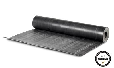 Massiv og fast gummidug på hele ruller. Høj kvalitet.